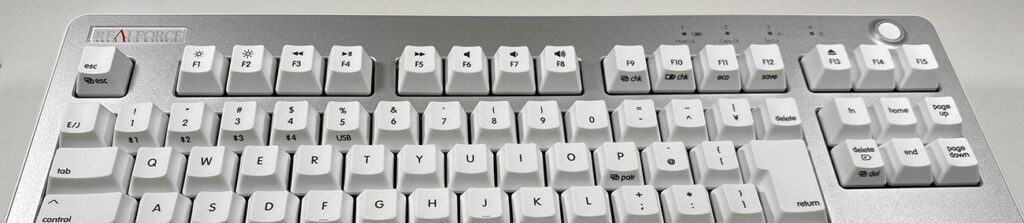WinとMac 2台持ち用キーボードREALFORCE R3 実機レビュー